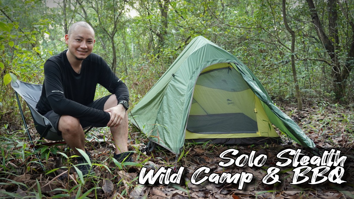 Solo Stealth Wild Camping / Wagyu BBQ 焼き肉 / Storm Moon / Tropical ...